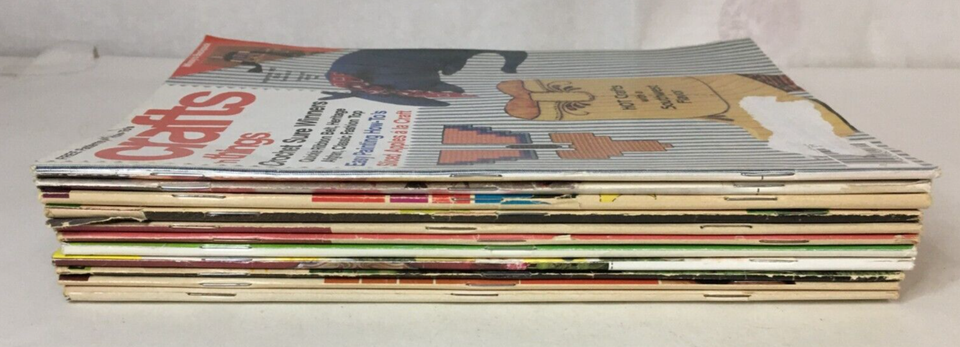 VTG 1980s Lot of 11 Vintage Crafts 'n Things Magazines Crafting ...