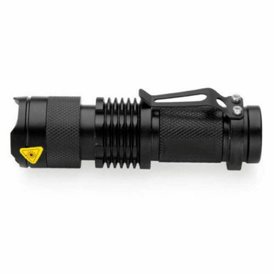 6PCS Mini LED Flashlight Torch Adjustable Focus Zoom Light Lamp | eBay