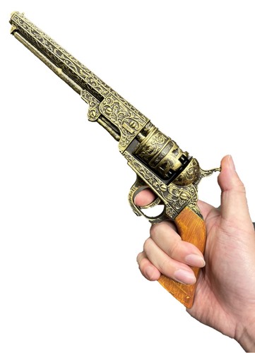 13 Inch Polyurethane Western Cowboy Style Revolver Pistol Prop, Costume ...