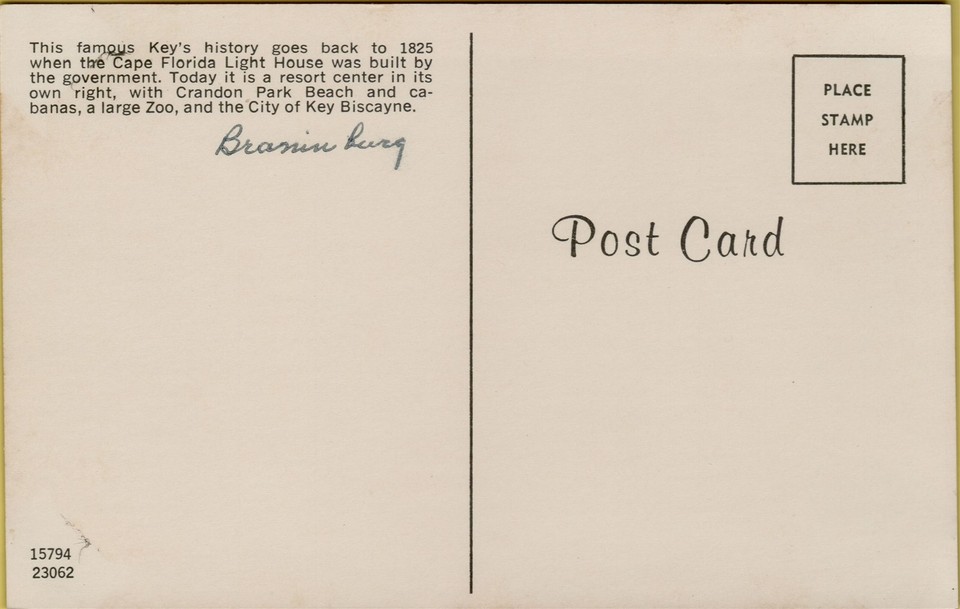 Multi-View Beach Shoreline Greetings from Key Biscayne FL Postcard D15 ...