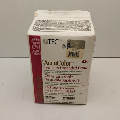 ACCUCOLOR PREMIUM UNSANDED GROUT TEC GROUT 620 BRIGHT WHITE | eBay