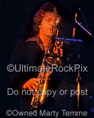TOM SCOTT PHOTO 8x10 Concert Photo by Marty Temme SAXOPHONE Jazz Joni ...