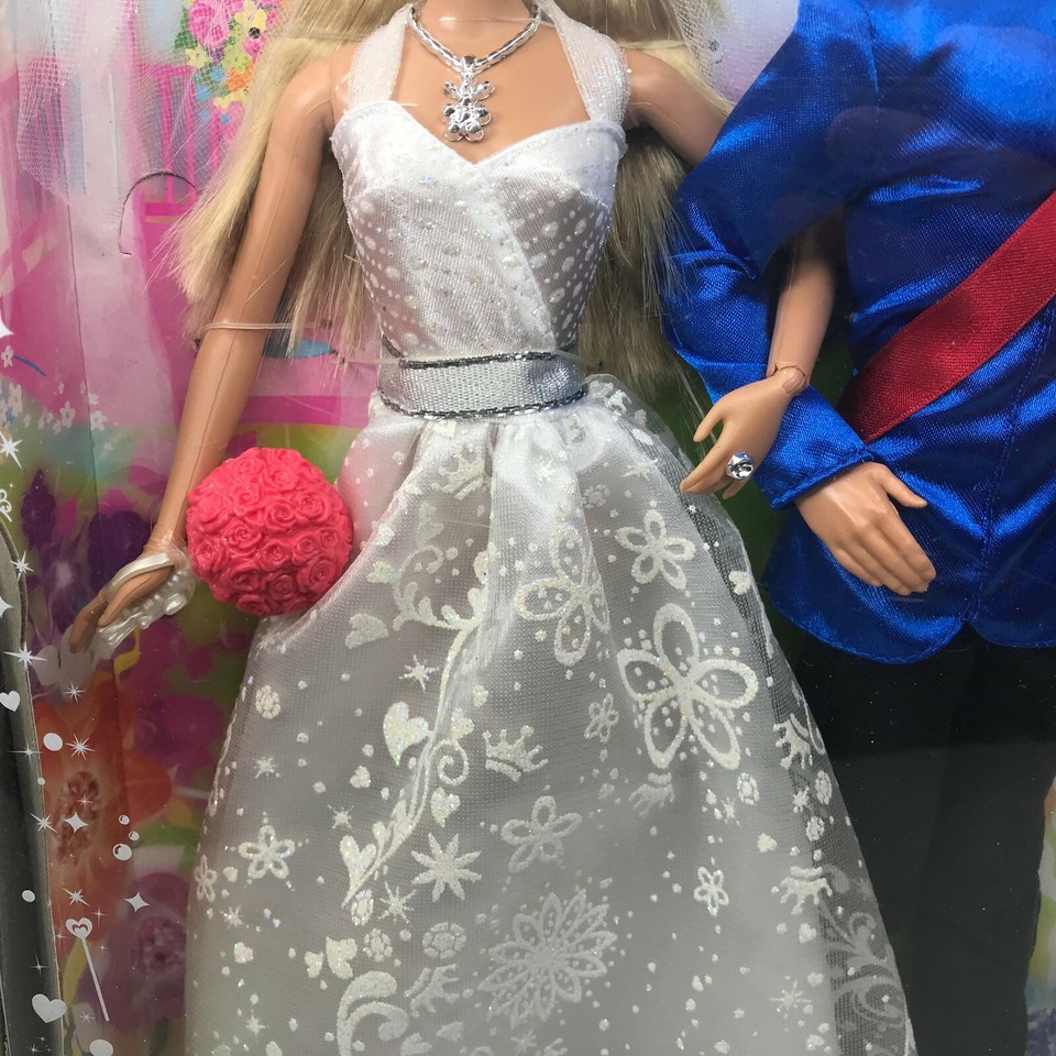 Mattel Barbie Fairytale Wedding Doll Set Kohl’s Princess Barbie ...