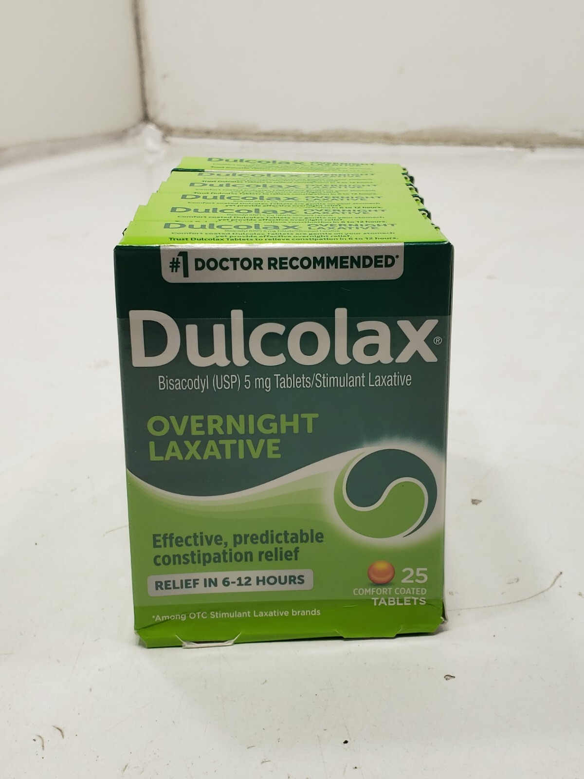LOT OF 6 Dulcolax Overnight Laxative 150 Count Box Exp 05/2027 ...