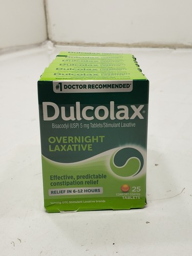 LOT OF 6 Dulcolax Overnight Laxative 150 Count Box Exp 05/2027 ...