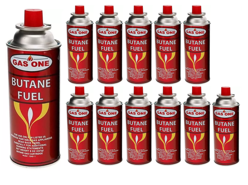 12 Butane Fuel GasOne Canisters for Portable Camping Stoves | eBay