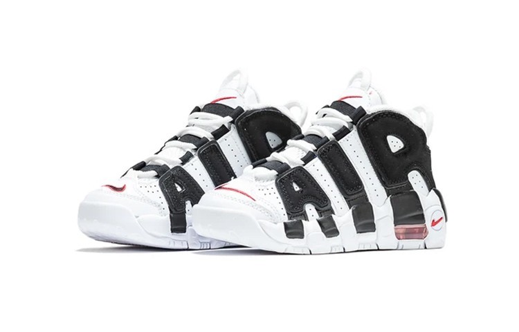 Nike Air More Uptempo Shock Absorbers Mid Top Vintage Basketball Shoes ...