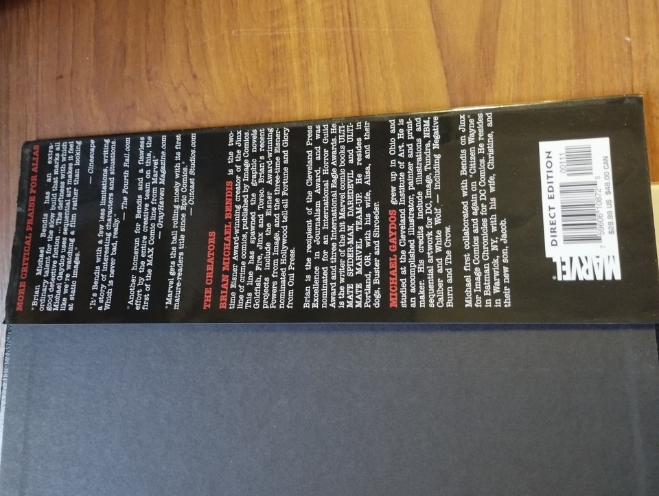 Alias Graphic Novel, Jessica Jones, Hardback + Extra Comics Scarlet ...