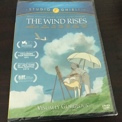 The Wind Rises (DVD, 2014) Hayao Miyazaki Studio Ghibli Free Domestic ...