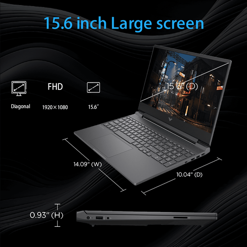 Open Box HP Victus 15.6" FHD Gaming Laptop Ryzen 5-7535HS,RTX 2050 ...