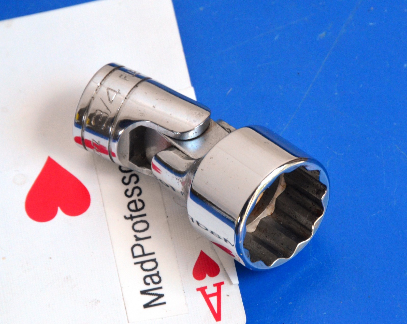 Snap-on Tools USA 3/8" Drive 3/4" SAE 12 Point Swivel Socket FU24A ...