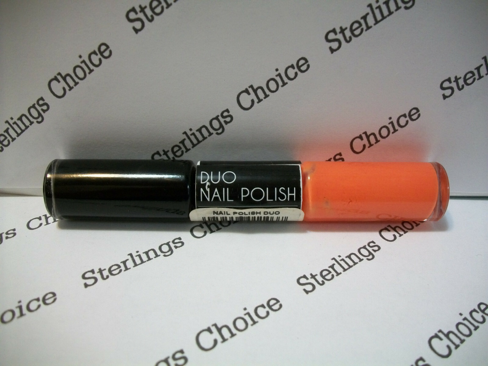 Blue Cross Beauty Nail Polish Duo Double Trouble Black/Orange | eBay