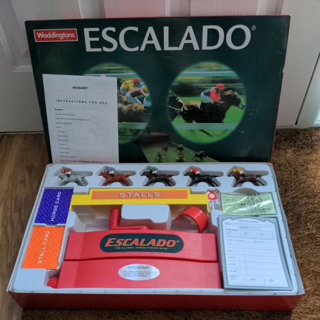 ESCALADO The Classic Horse Racing Game Waddingtons 2004 Age 8 Complete ...