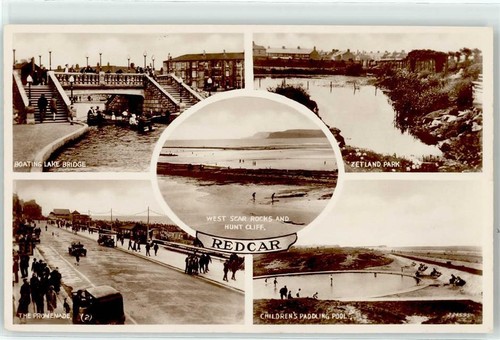 51633578 - Redcar Promenade Boating Lake Bridge Zetland Park Children´s ...