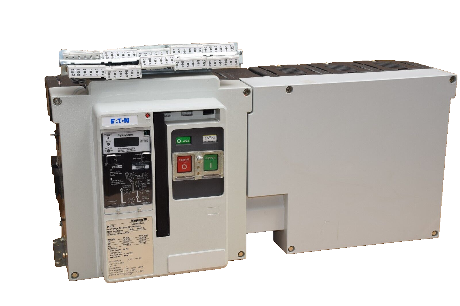 EATON Magnum SB SBSC5N Low Volt AC Circ Breaker SBSC5N3HEA 5000 Amp ...