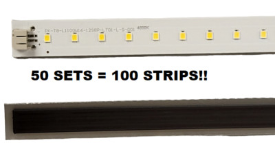 (50 SETS=100 STRIPS) RKS 26-28LM 4K Magnetic LED Light Strips 113.5x24 ...