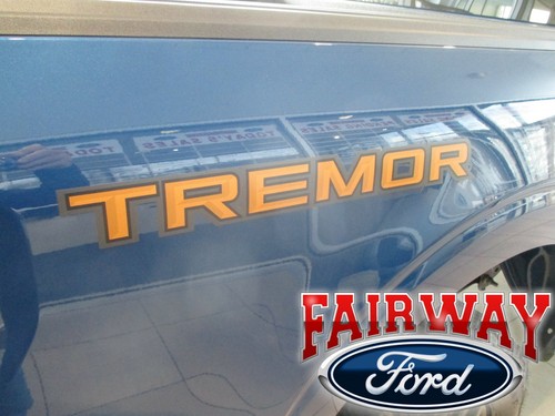 21 thru 23 F-150 OEM Genuine Ford Tremor Bedside Decals - "TREMOR ...