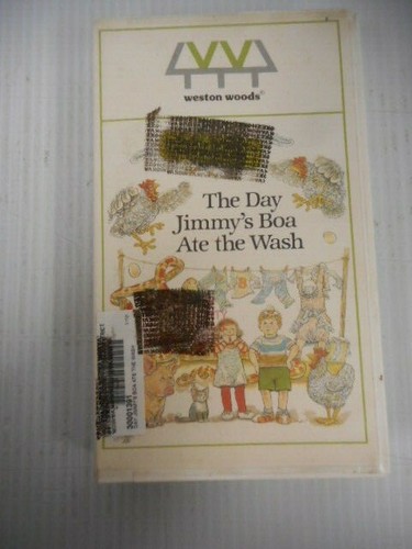 Weston Woods The Day Jimmy's Boa Ate The Wash VHS Animated Color 8 ...