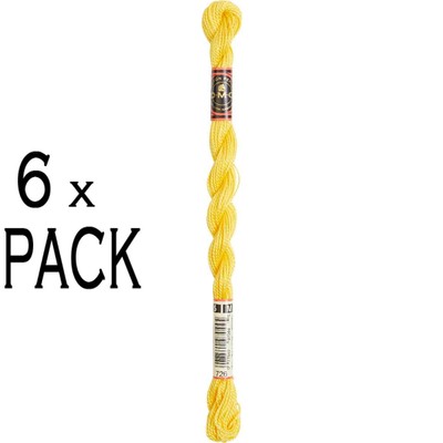 6x DMC Pearl Cotton Size 5, 15m, 115AR/5-726 | eBay