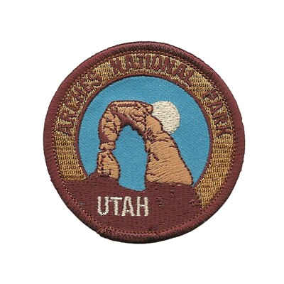 Utah Patch – Arches National Park – Travel Patch Iron On – UT Souvenir ...