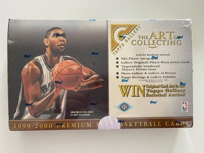 Topps Gallery 1999-2000 "The Art of Collecting" NBA Basketball Factory ...