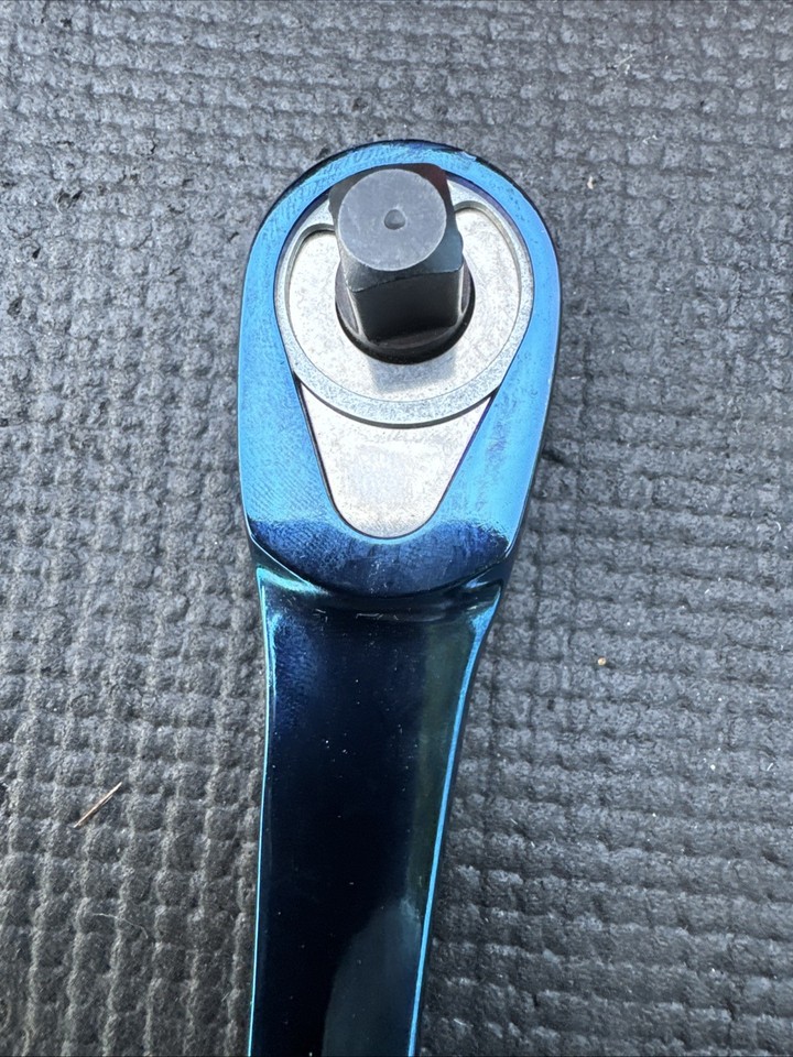 Sears Craftsman USA Nos Blue Titanium Thin Profile Ratchet 3/8” Drive ...