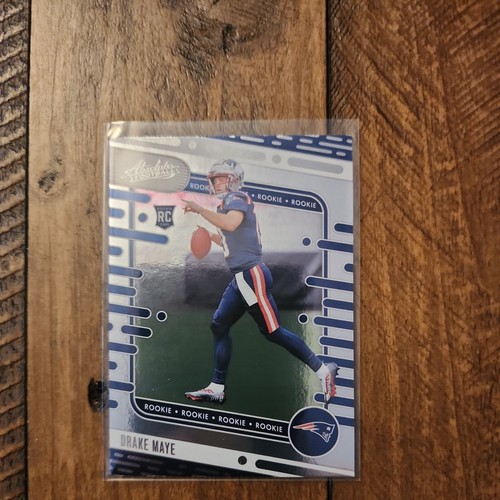 Drake Maye 2024 Panini Absolute Football Base Rookie Card #103 RC ...