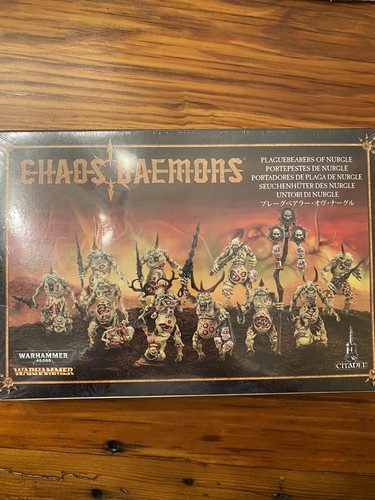 Warhammer Chaos Daemons Plaguebearers Of Nurgle. Nib/sealed. Warhammer 40k | eBay