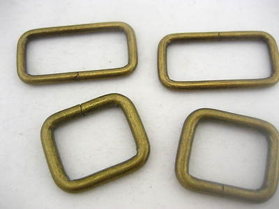 Metal rectangle D ring for webbing webbing Belt ribbon buckle DIY bag ...