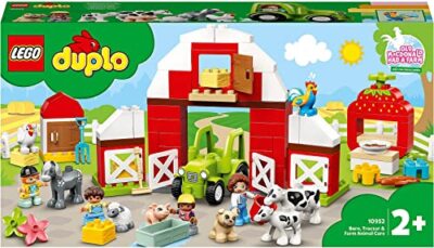 LEGO 10952 DUPLO Barn Tractor and Animal Care Toddler Toy from 2 from ...