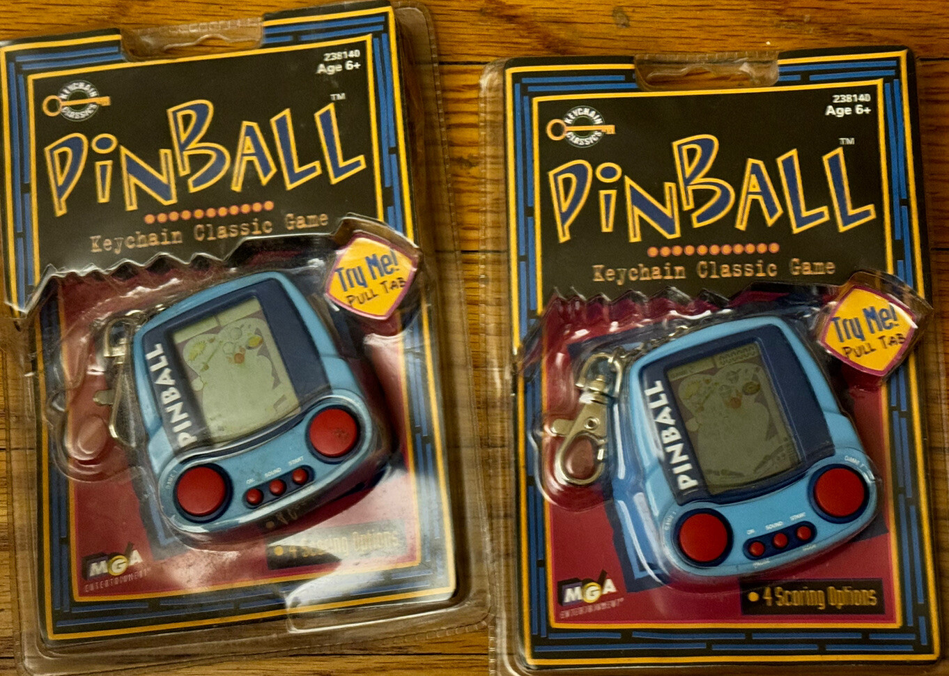 Vintage Keychain Classic Pinball Game MGA Entertainment 1999 Sealed LOT ...