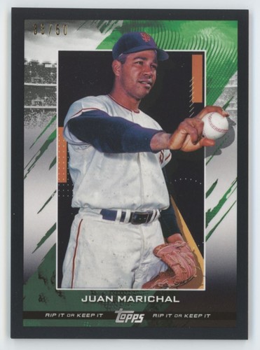 Juan Marichal 2020 Topps Rip Card Card Has Been Ripped /50 San ...