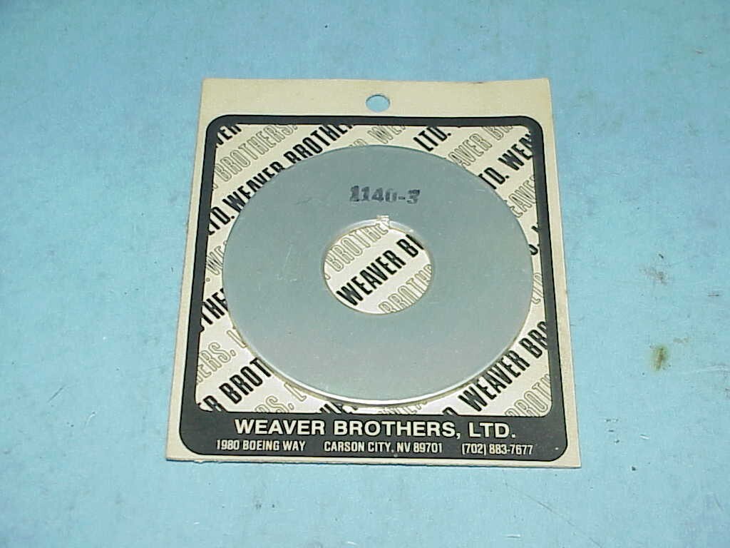 NEW Weaver Brothers Aluminum Spacer Shim for Keyed Lower Drive 1 ...
