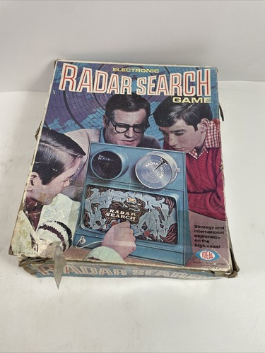 Vintage Ideal Electronic Radar Search Game Battery Operated 1969 See ...