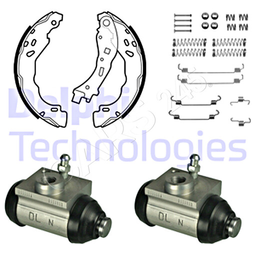 Brake Shoe Set Delphi Fits PEUGEOT 208 CITROEN C-elysee 1607139080 for ...