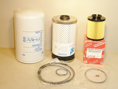 2021 HINO 238 258 OIL FILTER FUEL FILTER KIT 3 PIECE 23304-78500 2304 ...