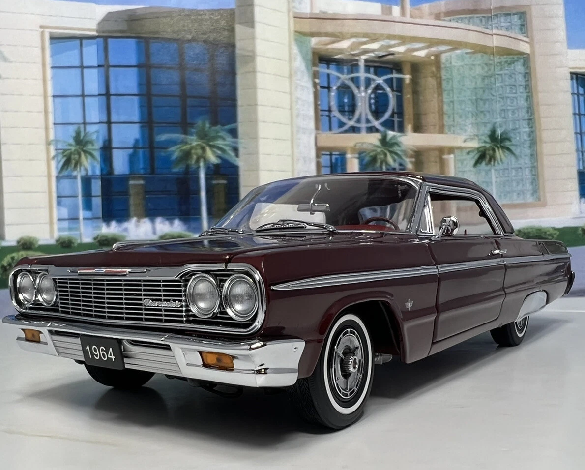 Silver 1964 Impala Interior