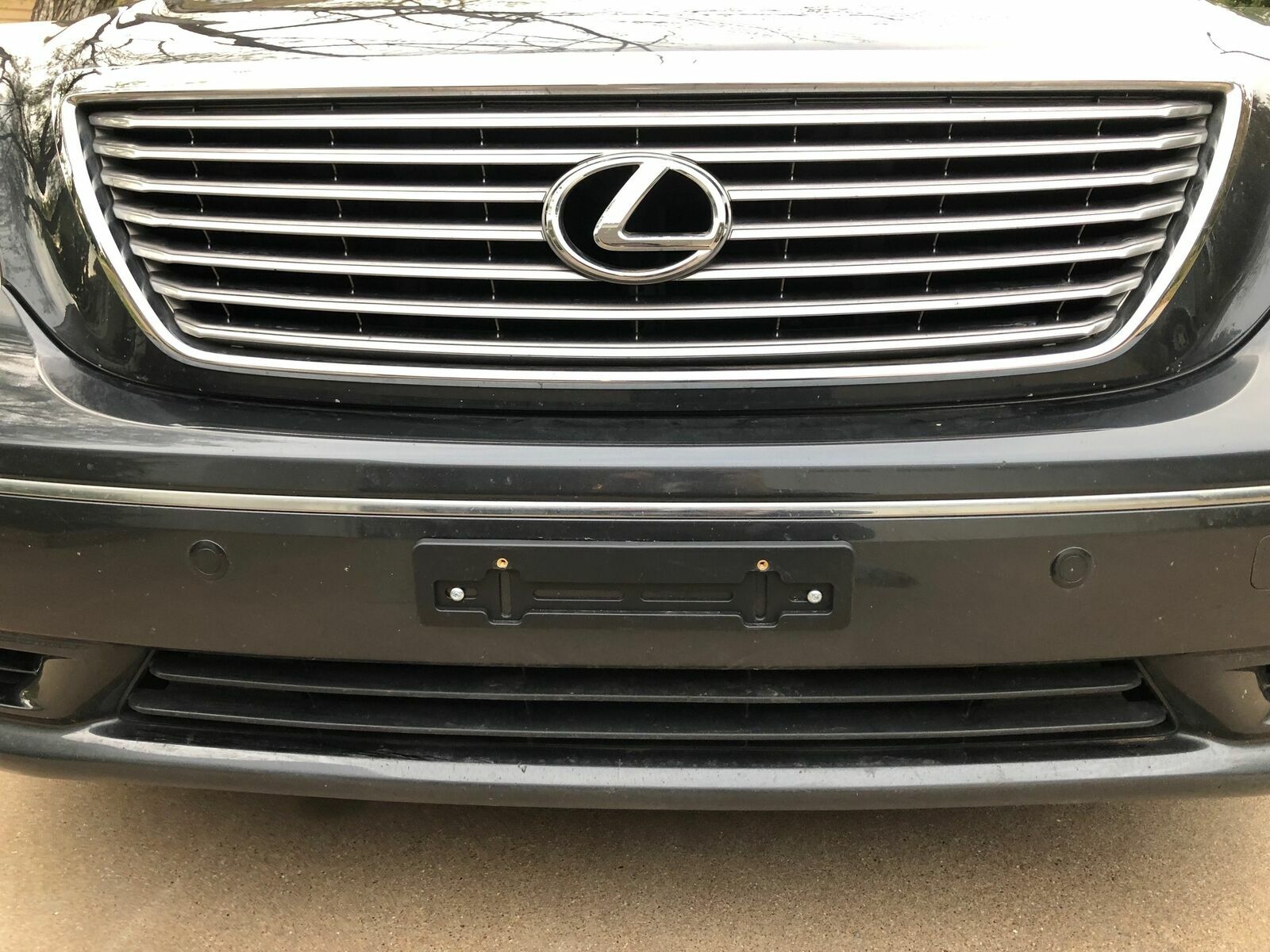 Front License Plate Tag Holder Mount Adapter Bumper Kit Bracket for ...