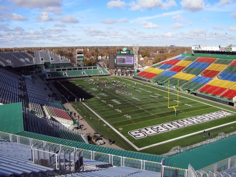 CFL Saskatchewan Roughriders Taylor Field 8 X 10 Color Photo Picture | eBay