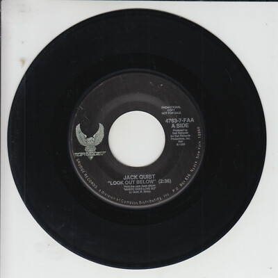 JACK QUIST Look Out Below VG(+) 45 RPM | eBay