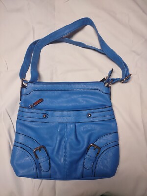 Womens Cato Handbag Purse Blue Shoulder Bag | eBay