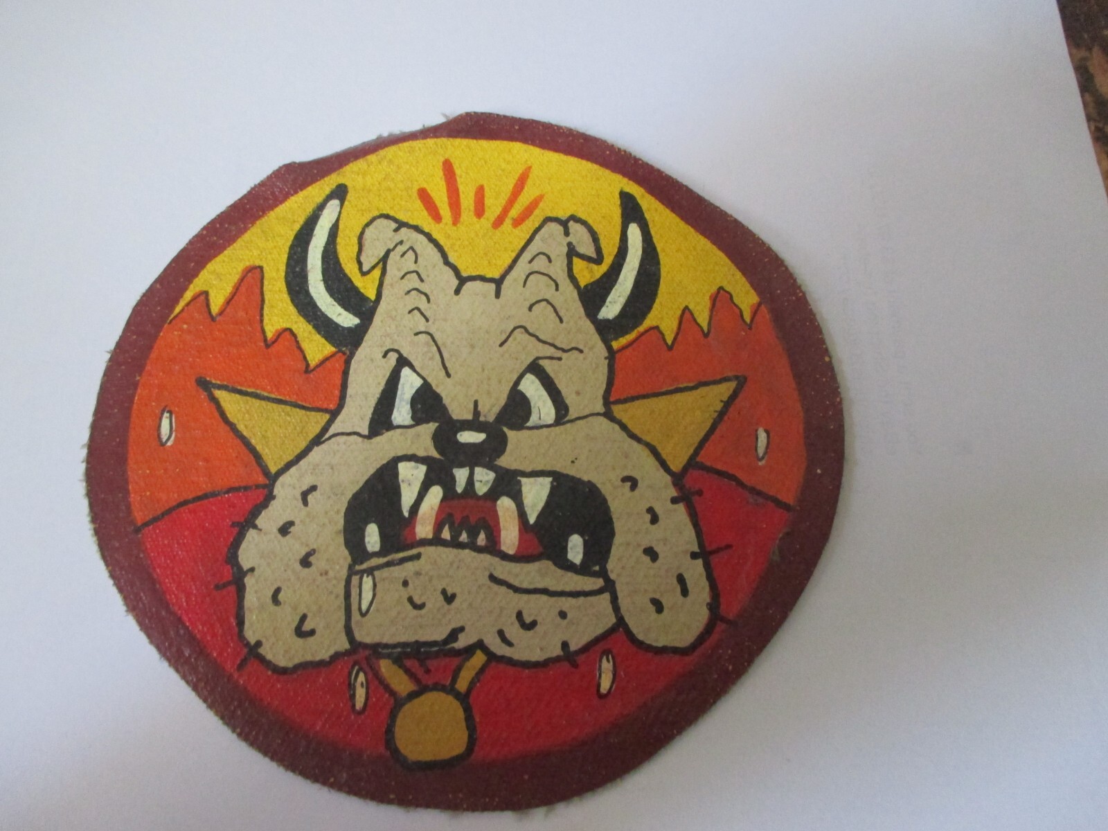 WWII USMC DISNEY DEVIL BULLDOG VMF-351 PATCH | eBay