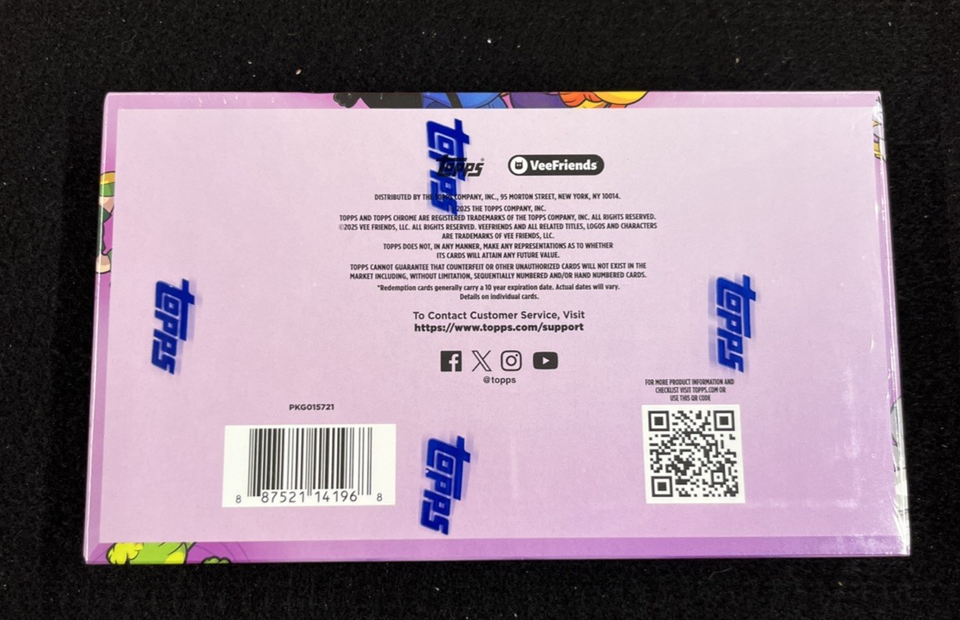 Topps Chrome VeeFriends Gary Vee Friends 2025 Hobby Box 🔥🔥🔥NO RESERVE ...