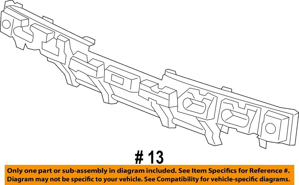 CHRYSLER OEM 11-14 300 Bumper Face-Foam Impact Absorber Bar 57010466AB ...