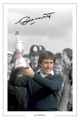 SEVE BALLESTEROS GOLF SIGNED AUTOGRAPH PHOTO THE OPEN 1984 WINNER | eBay