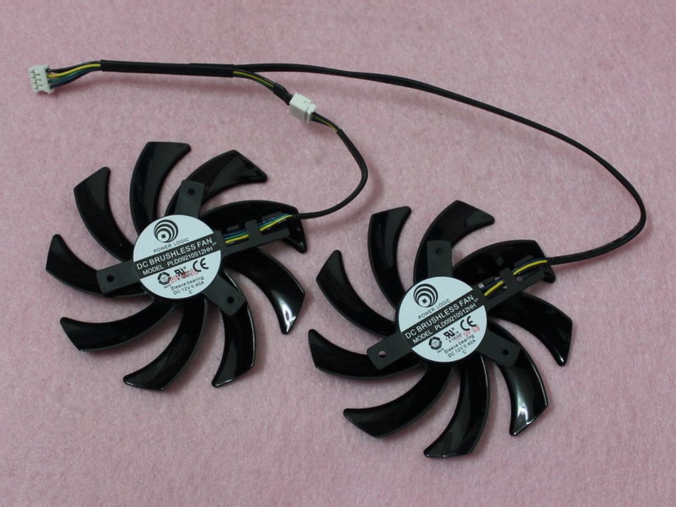 85mm Sapphire Radeon R9 270X 280 280X Dual-X Graphics Card Fan ...