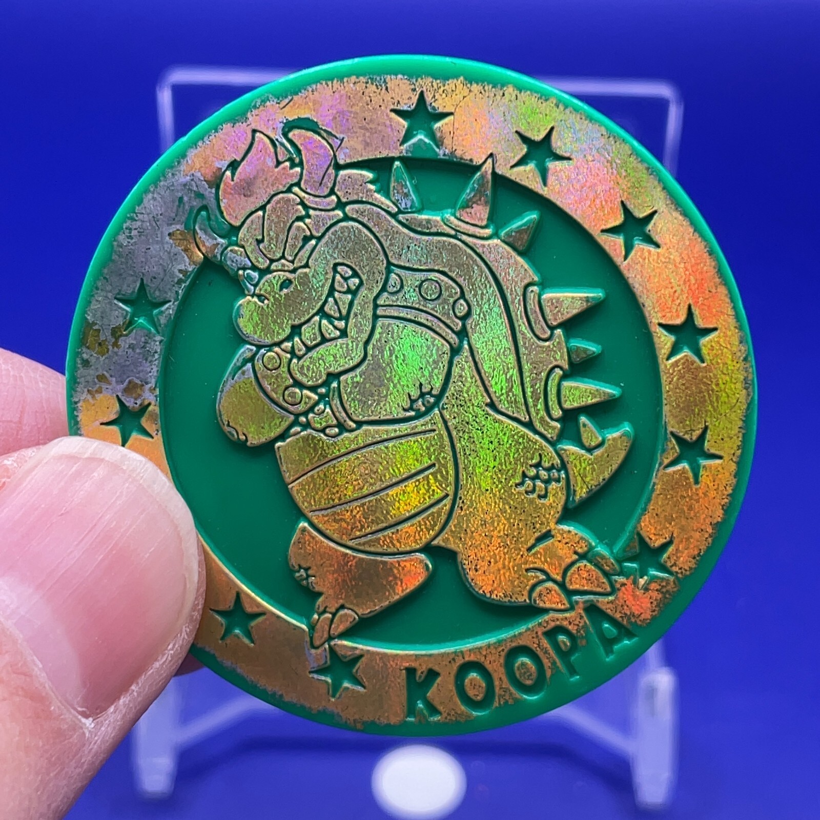 KOOPA Super MARIO Bros Very Rare Menko Retro Game Vintage Japanese ...