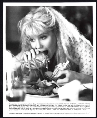 SPLASH Original Movie Press Photo 1984 Pretty Daryl Hannah Mermaid ...