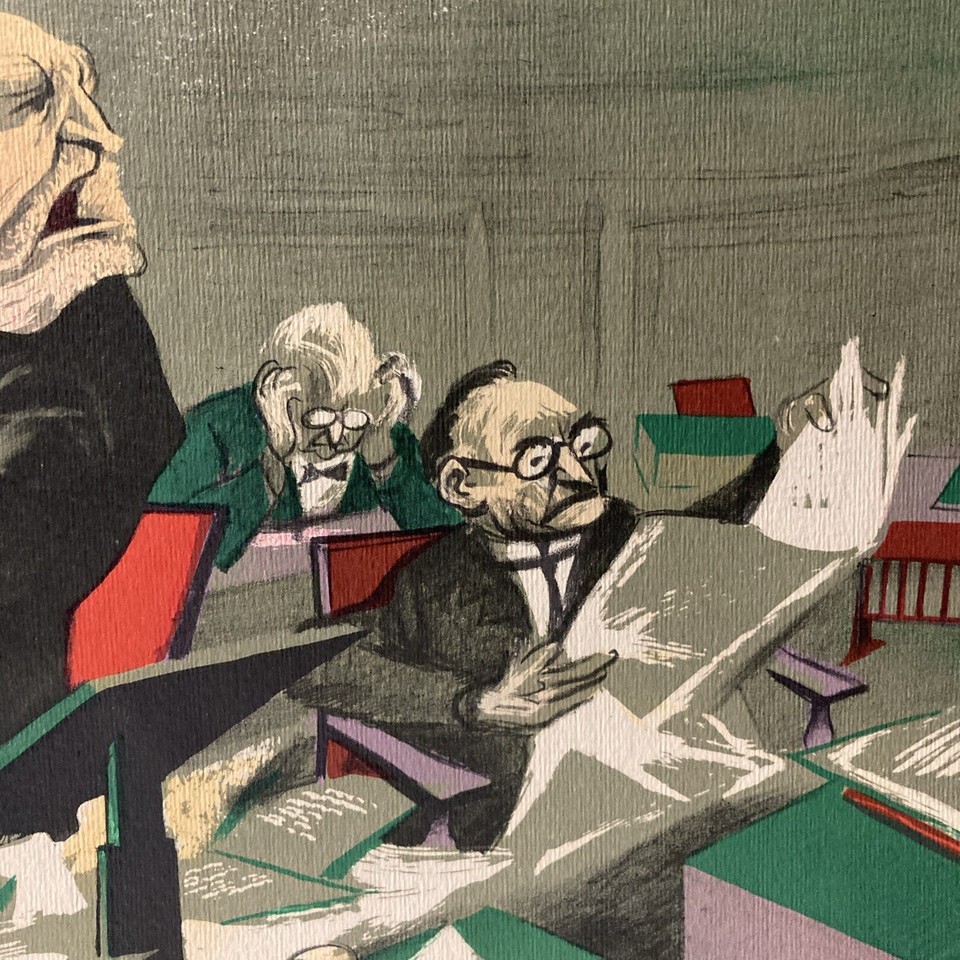 WILLIAM GROPPER PENCIL SIGNED LITHOGRAPH TITLED "SOCIAL REALIST" | eBay