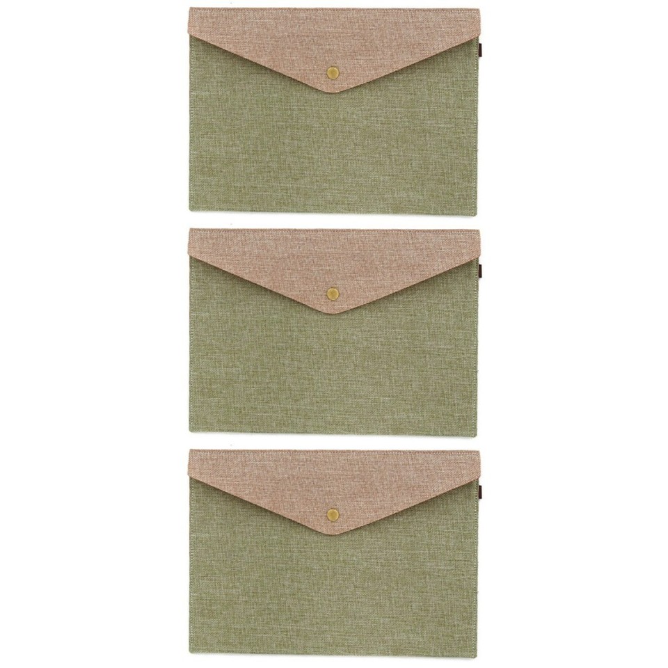 3 Pieces File Organizer Paper Organiser Folder Documentation Briefcase ...